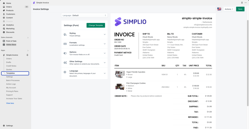 How can I generate invoice numbers for my orders? – Night Shift ...